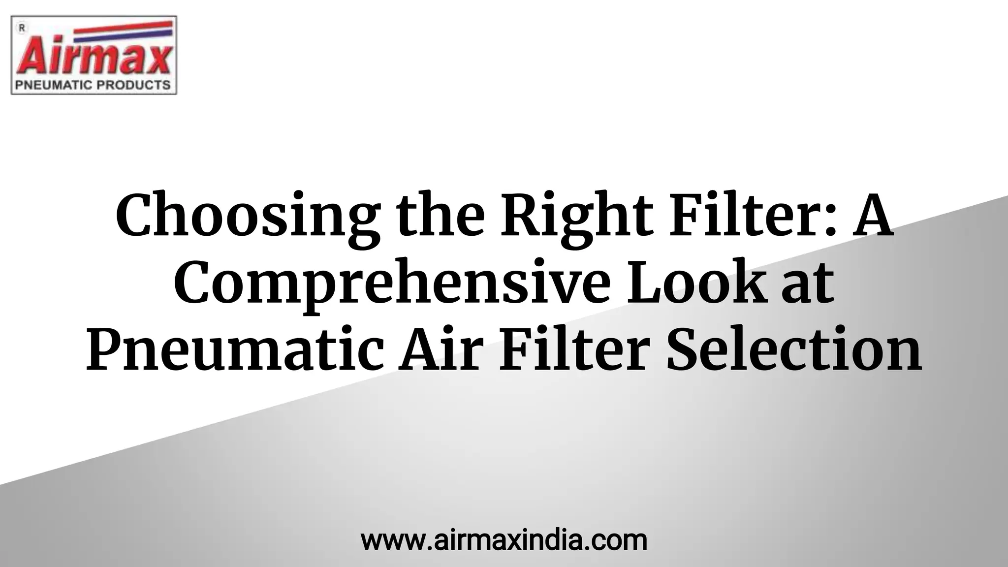 Choosing the Right Filter: A Comprehensive Look at Pneumatic Air Filter ...