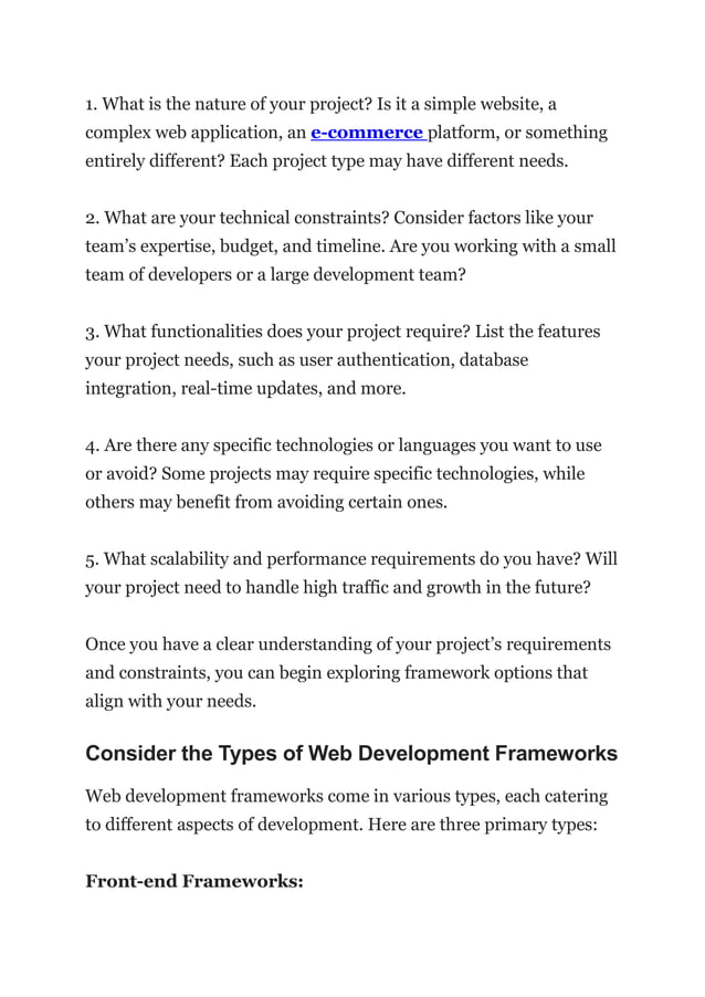 Choosing the Right Framework for Your Web Development Project.pdf