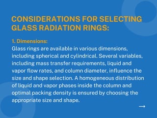 Choosing the right glass raschig rings: a quick guide | PPT