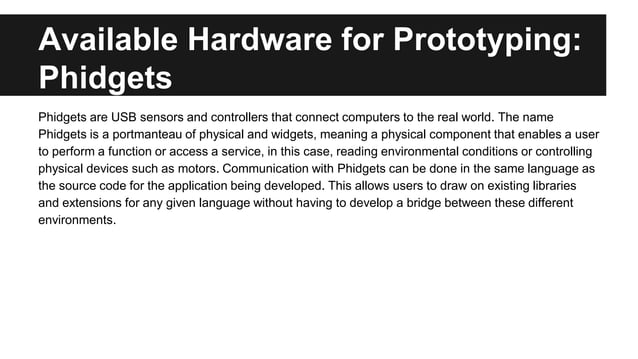 Choosing the Right Hardware for Prototyping | PPT
