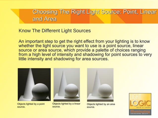 Choosing the right light source | PPT