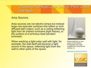 Choosing the right light source | PPT