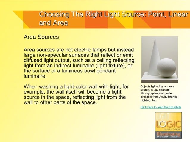 Choosing the right light source | PPT