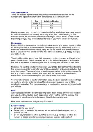 Choosing the right nursery parents england | PDF | Daycare and Pre ...