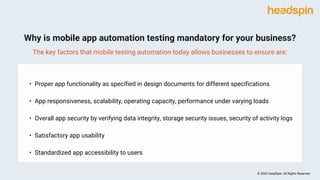 Choosing the right tools for automated mobile app testing.pptx