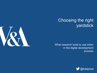 Choosing the right yardstick - what research tools to use when in the ...