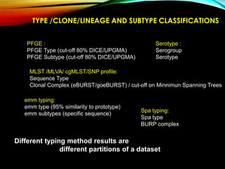 Choosing the Right Microbial Typing Method: A Quantitative Approach | PPTX