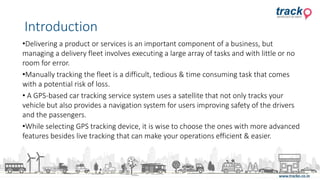 Choosing vehicle tracking system | PPTX