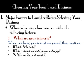 Choosing your biz website | PPT