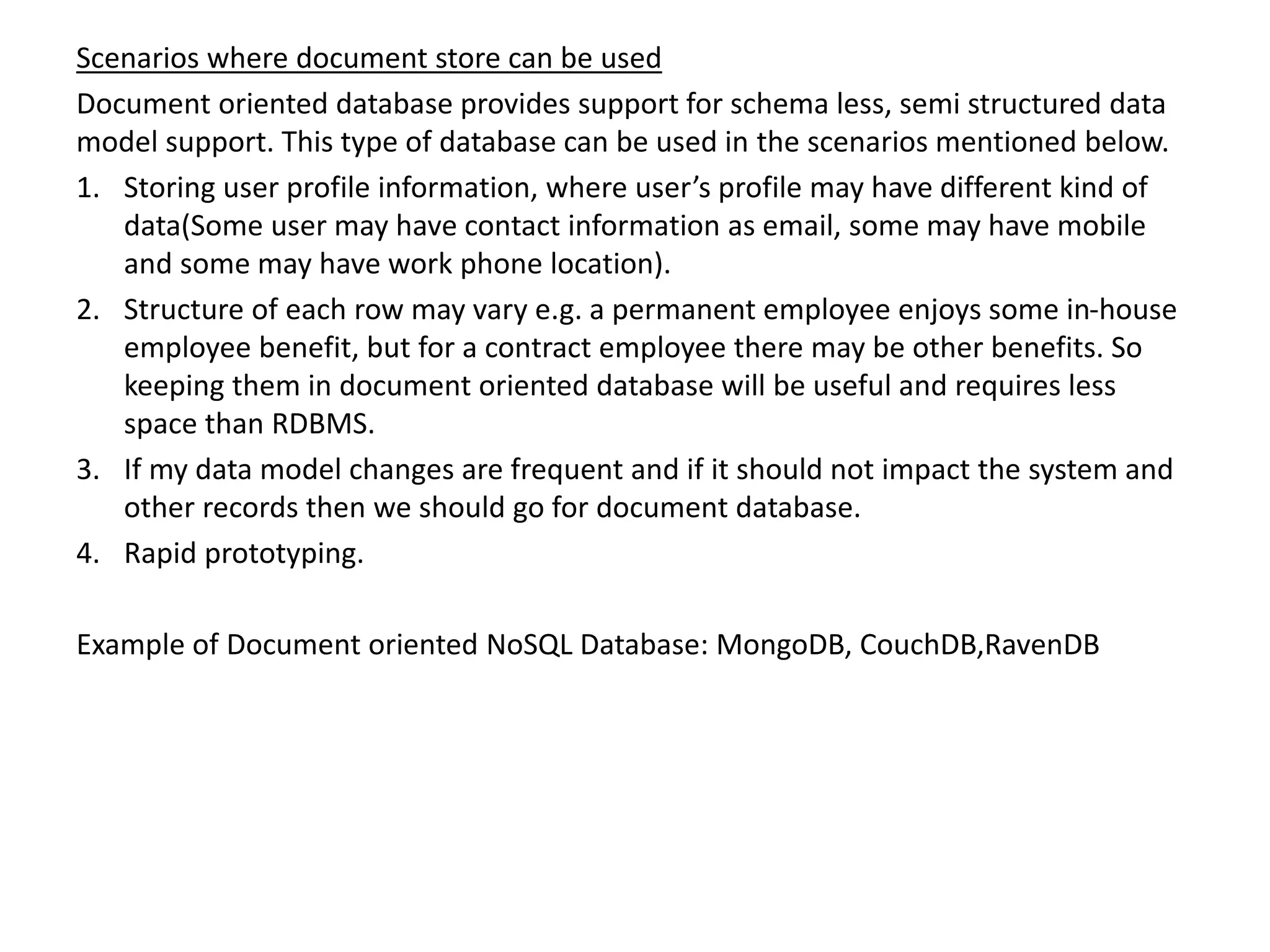 Choosing your NoSQL storage | PPTX