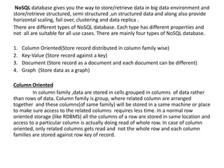 Choosing your NoSQL storage | PPTX
