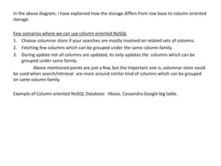 Choosing your NoSQL storage | PPTX