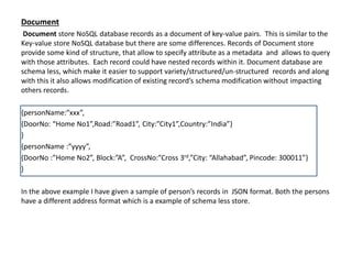 Choosing your NoSQL storage | PPTX