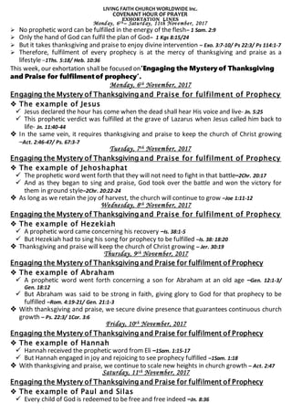 Chop exhortation line 6th 11th november 2017 (1) | DOCX