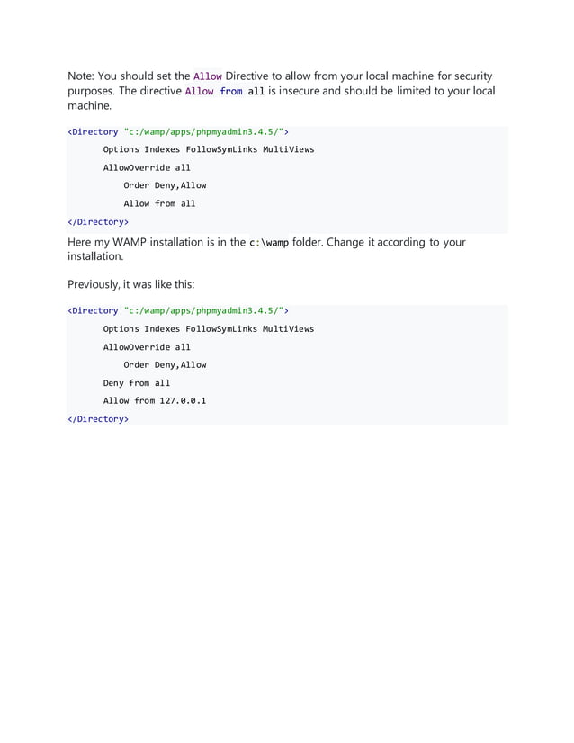 Cho phep truy cap tu xa mysql | DOCX | Computing | Technology & Computing