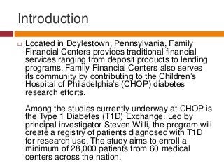 CHOP Hosts Type 1 Diabetes Exchange Research Study
