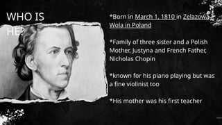 Chopin MUSIC POWERPOINT PRESENTATION IN MAPEH | PPTX