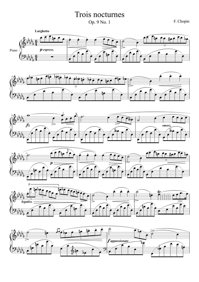 Chopin -nocturne_op._9_no._1 | PDF