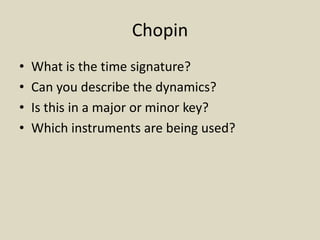 Chopin 1st lesson | PPT