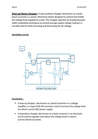 chopper ppt for engineering student help | DOCX | Consumer Electronics ...