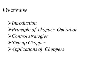 Chopper operation | PPTX