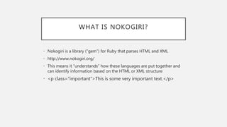 Chopping up HTML | PPTX