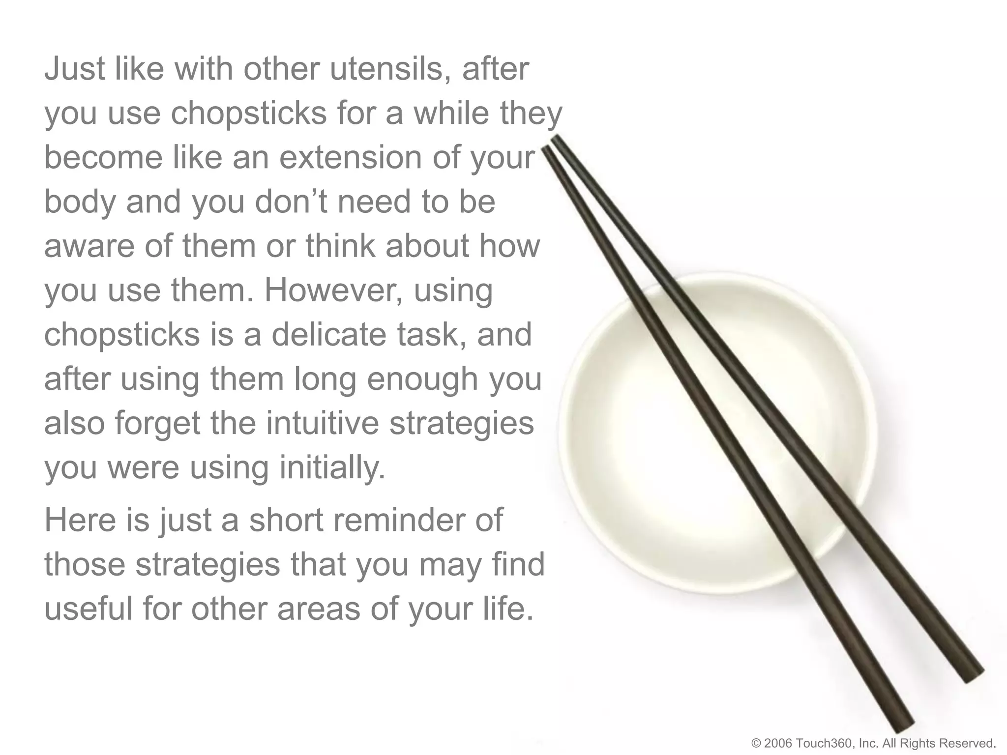The Chopstick Principles | PDF