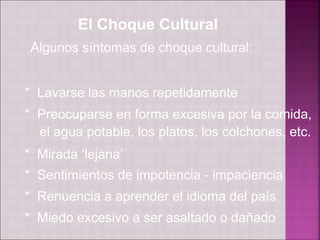 Choque cultural | PPTX