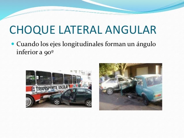 Choque frontal excéntrico