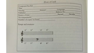 Choral music methods and materials: Developing successful choral ...