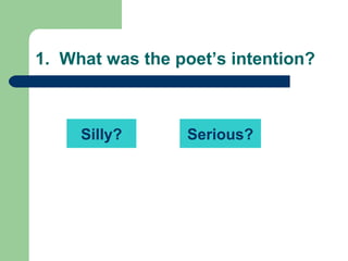 Choral speaking workshop | PPT