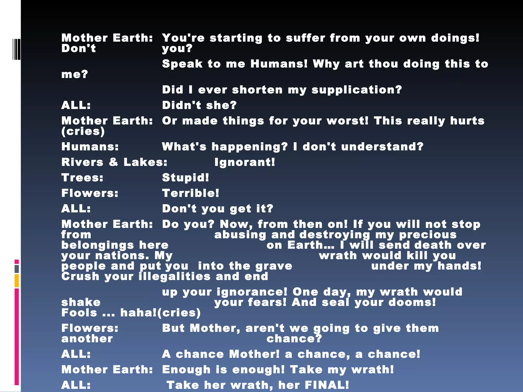 Bata National High School Choral verse script | POT