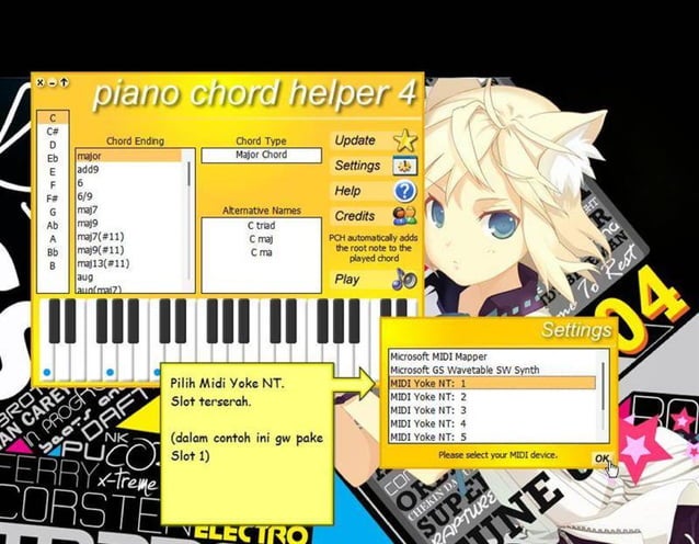 Chord builder using piano chord helper | PDF