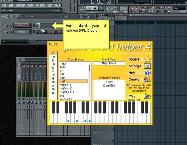 Chord builder using piano chord helper | PDF