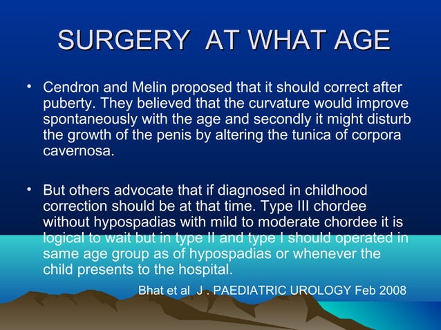 A rational approach in Chordee without hypospadias | PPT
