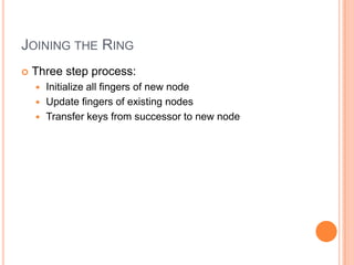 Chord Node Join | PPT