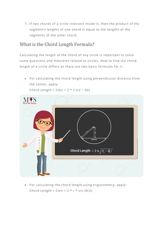 Chord of a Circle Definition Formula Theorem & Examples.pdf
