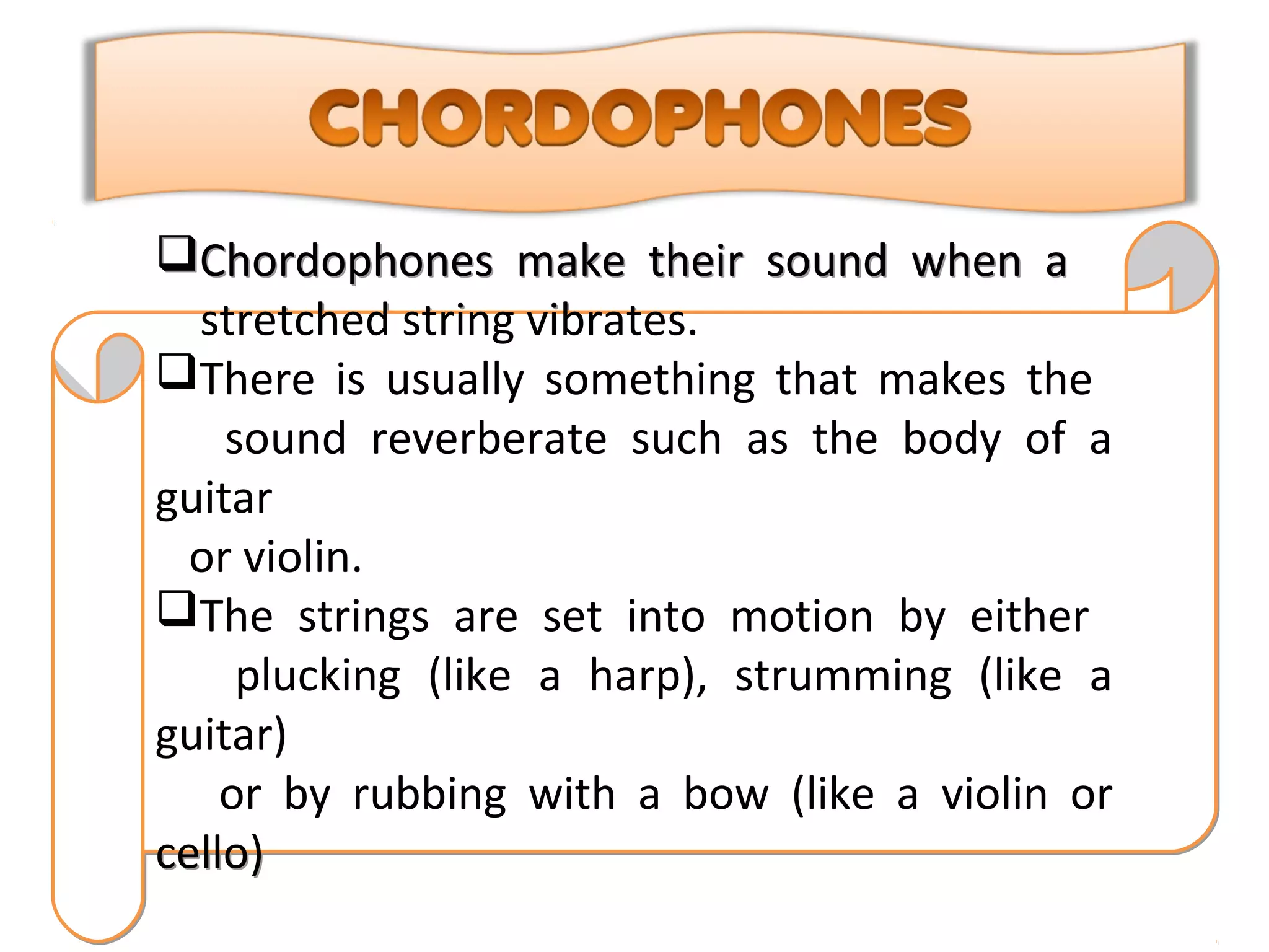Chordophone presentation | PPT