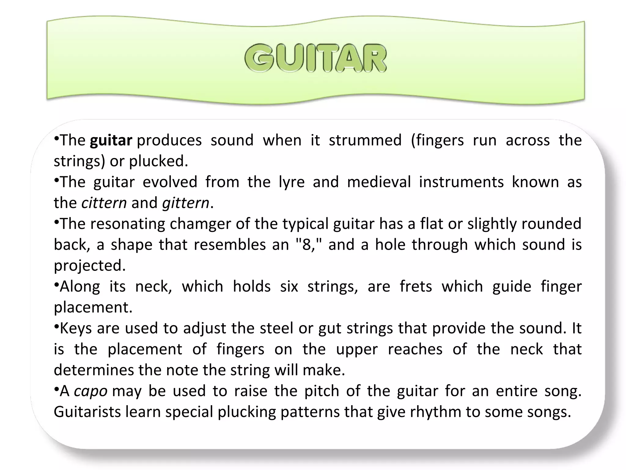 Chordophone presentation | PPT