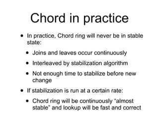 Chord presentation | KEY | Databases | Computer Software and Applications