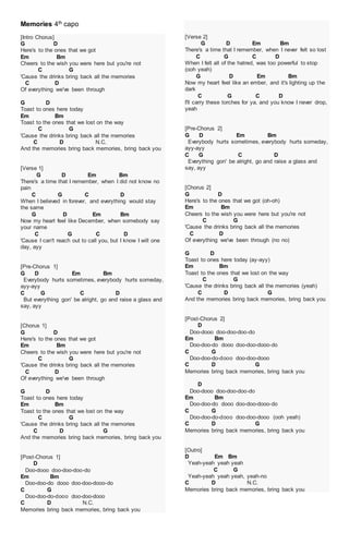 Chords | DOCX | Music | Entertainment