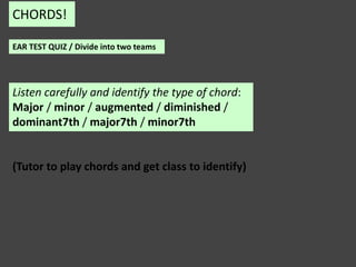 Introduction to Keyboard Chords | PPTX