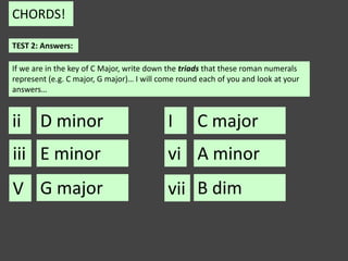 Introduction to Keyboard Chords | PPTX