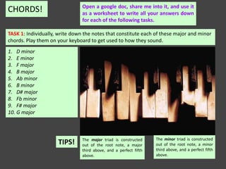 Introduction to Keyboard Chords | PPTX