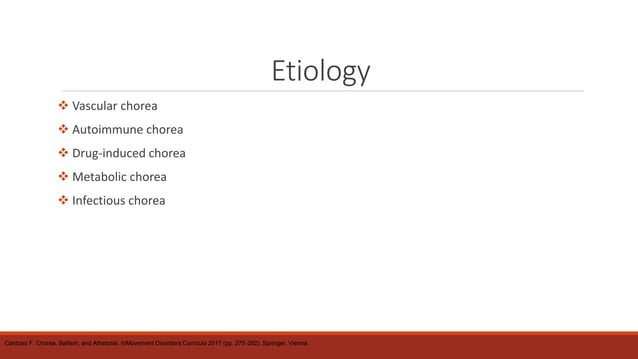 Chorea | PPTX