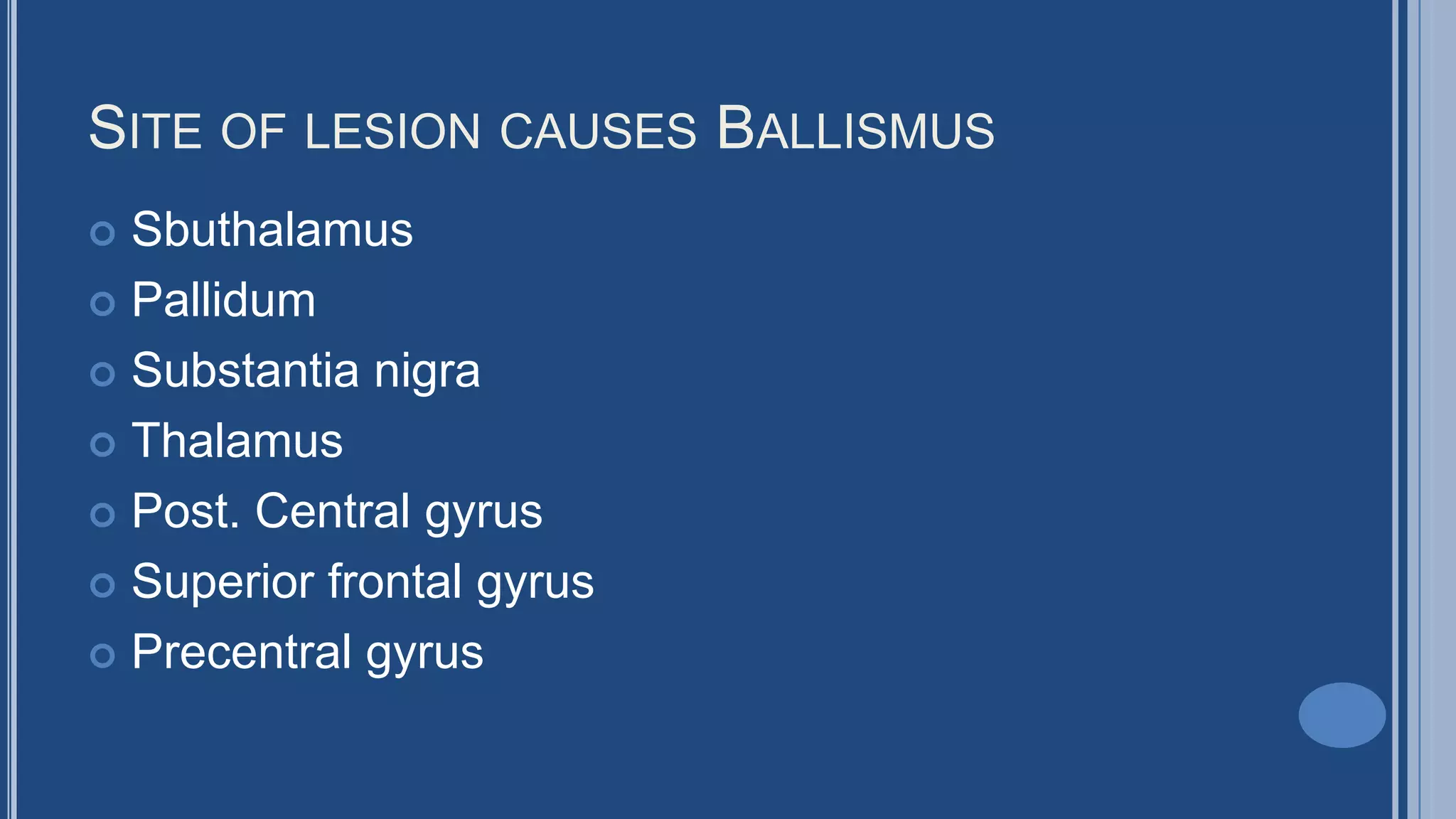 Chorea and ballismus | PPTX