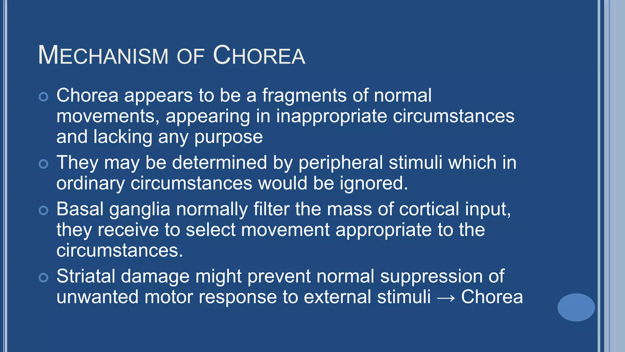 Chorea and ballismus | PPTX