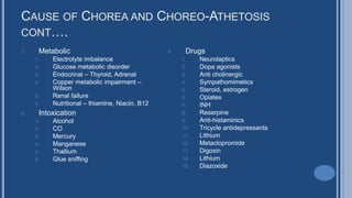 Chorea and ballismus | PPTX