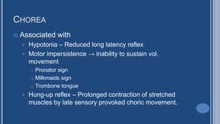 Chorea and ballismus | PPTX