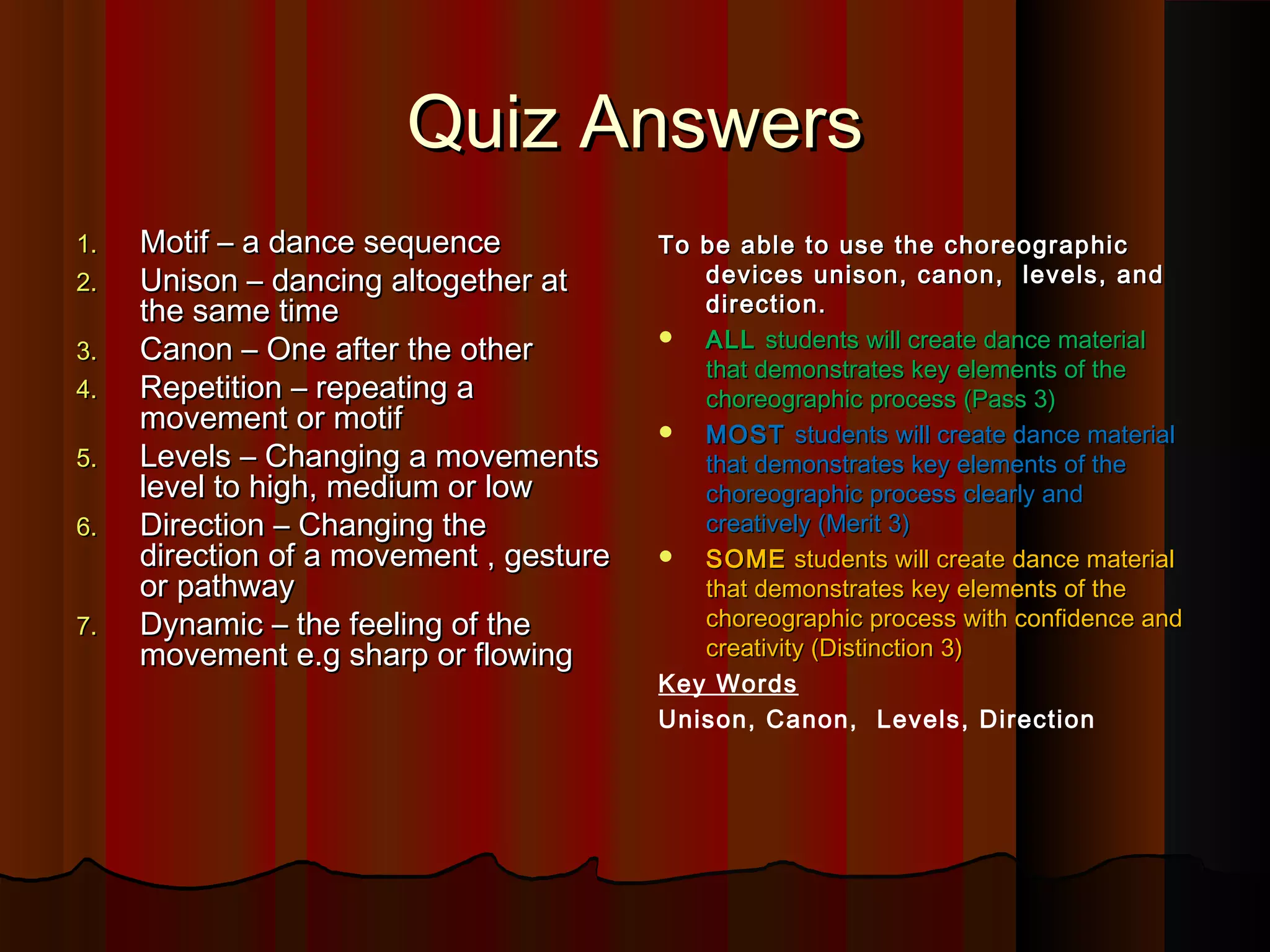 Choreographic devices lesson_1 | PPT